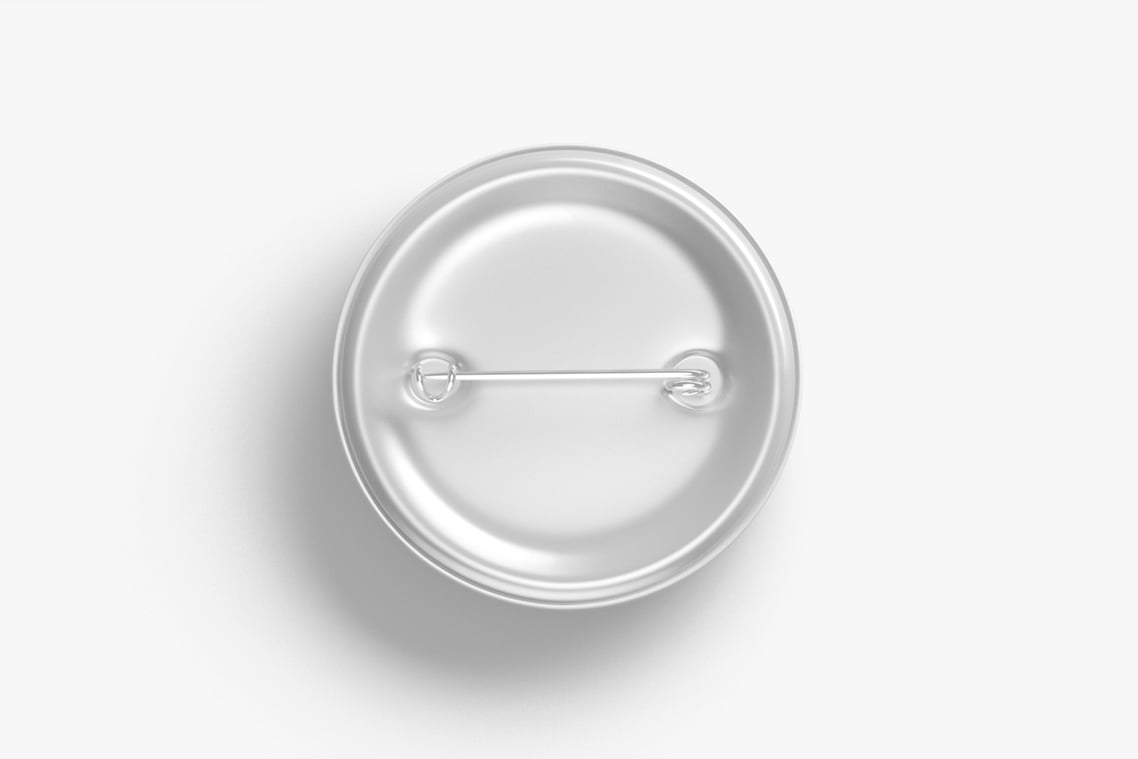 Round Badge 3D Model on Yellow Images Creative Store - 144839