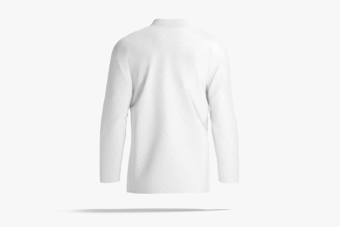 Chef Jacket 3D Model on Yellow Images Creative Store - 144986