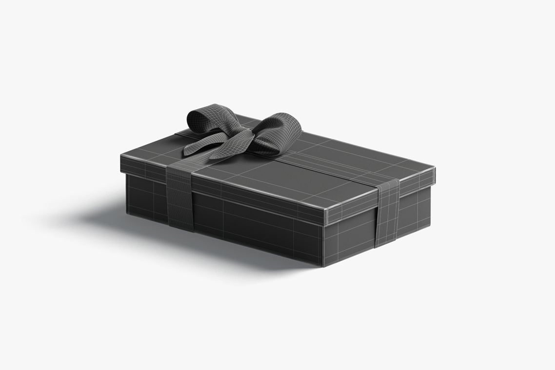 Gift boxes set - 6 box shapes 3D Model on Yellow Images Creative Store ...